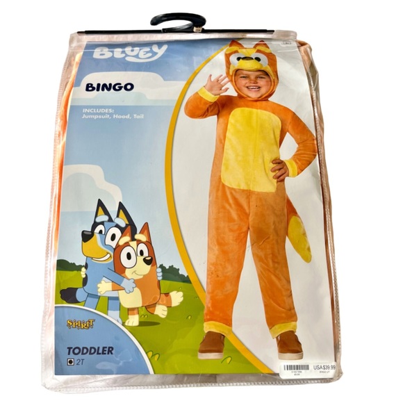 Bluey | Costumes | Nwt Bluey Bingo Costume Deluxe Version Spirit ...